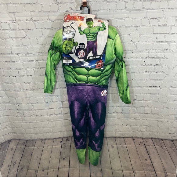 Marvel | Costumes | Marvel Avengers The Hulk Muscle Chest Halloween ...